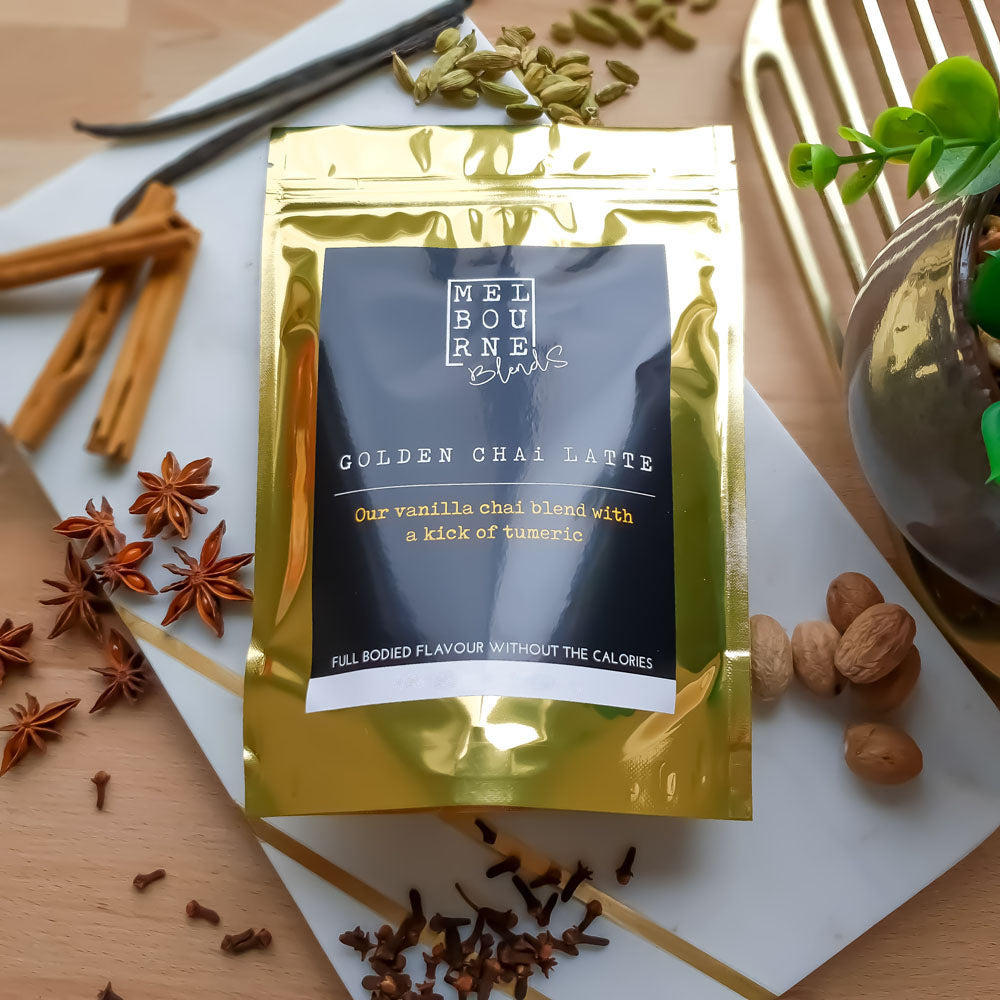 Chai Latte Powder - Turmeric | Low Calorie and Carbohydrate Count | No ...
